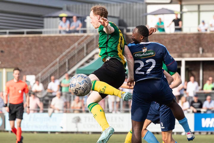 Tegen Hollandia stevent Huizen af op een verlenging, maar dan gaat het ...
