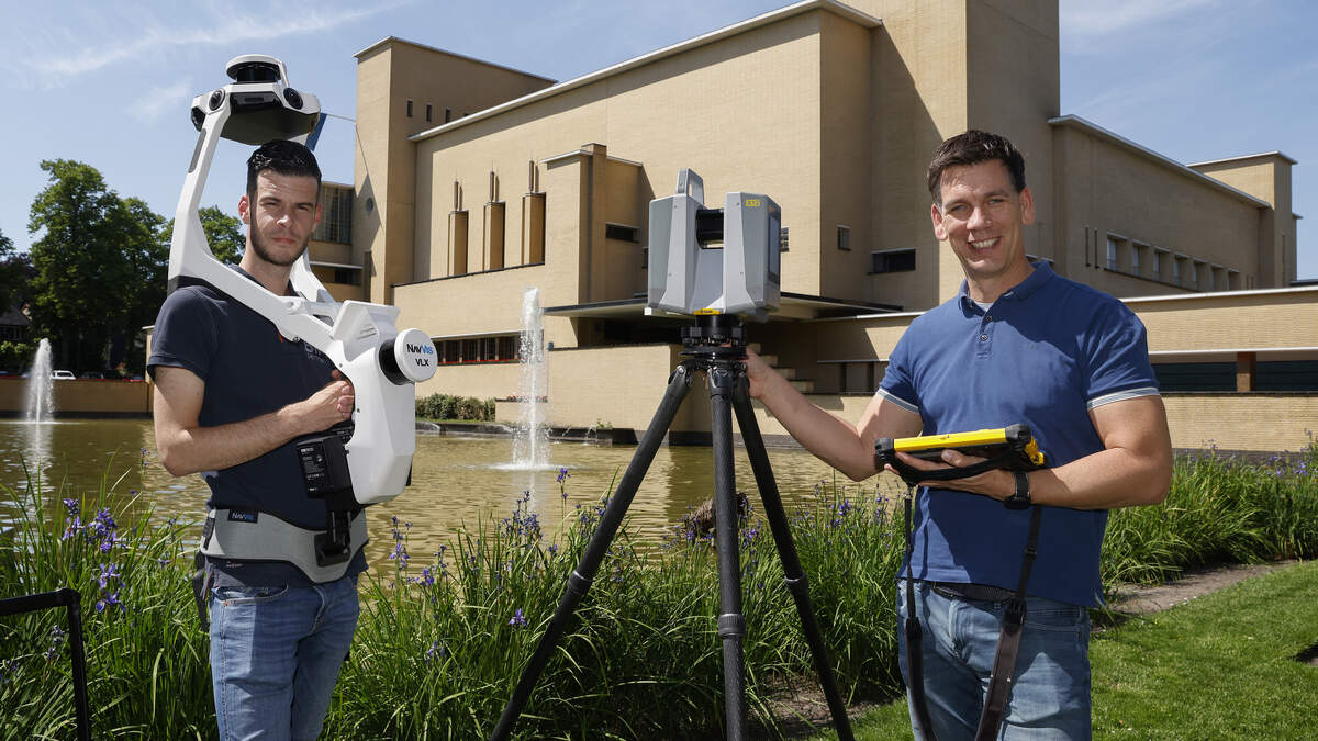 Hilversums raadhuis renovatie: 3D-scan met laserscanners | De Gooi- en ...