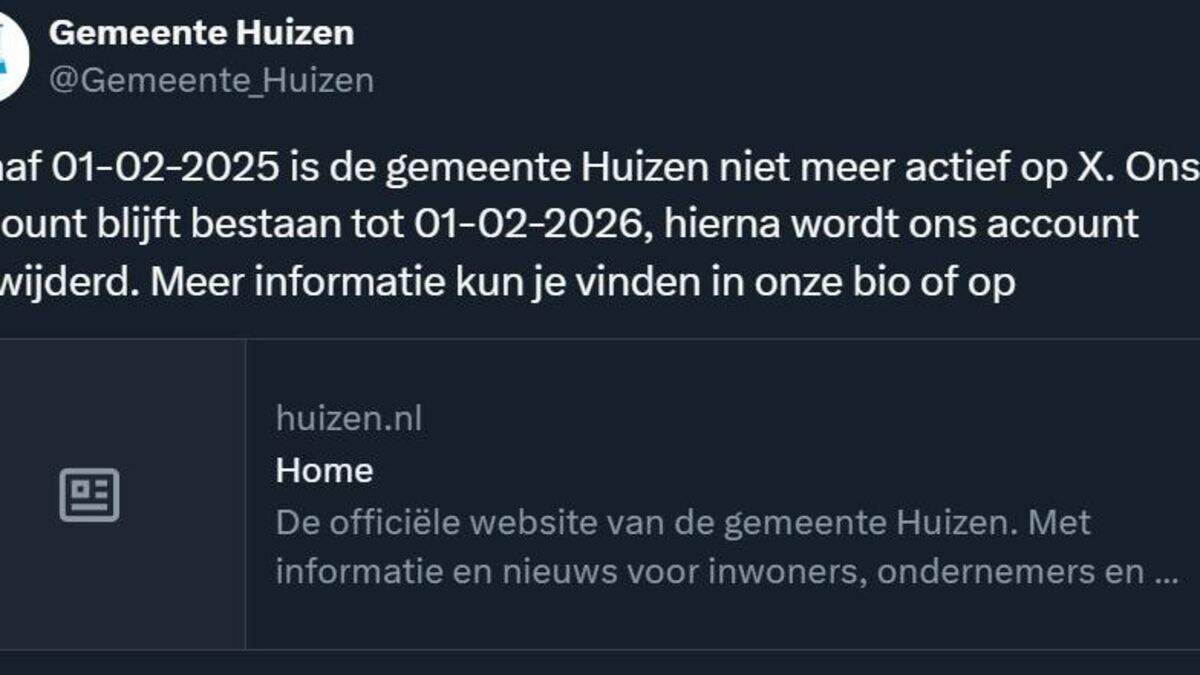 ’Geen aanleiding om terug te komen op X’, ook niet als de gemeente ...